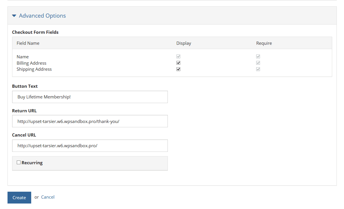 Create your first button – Buy Now Plus Docs